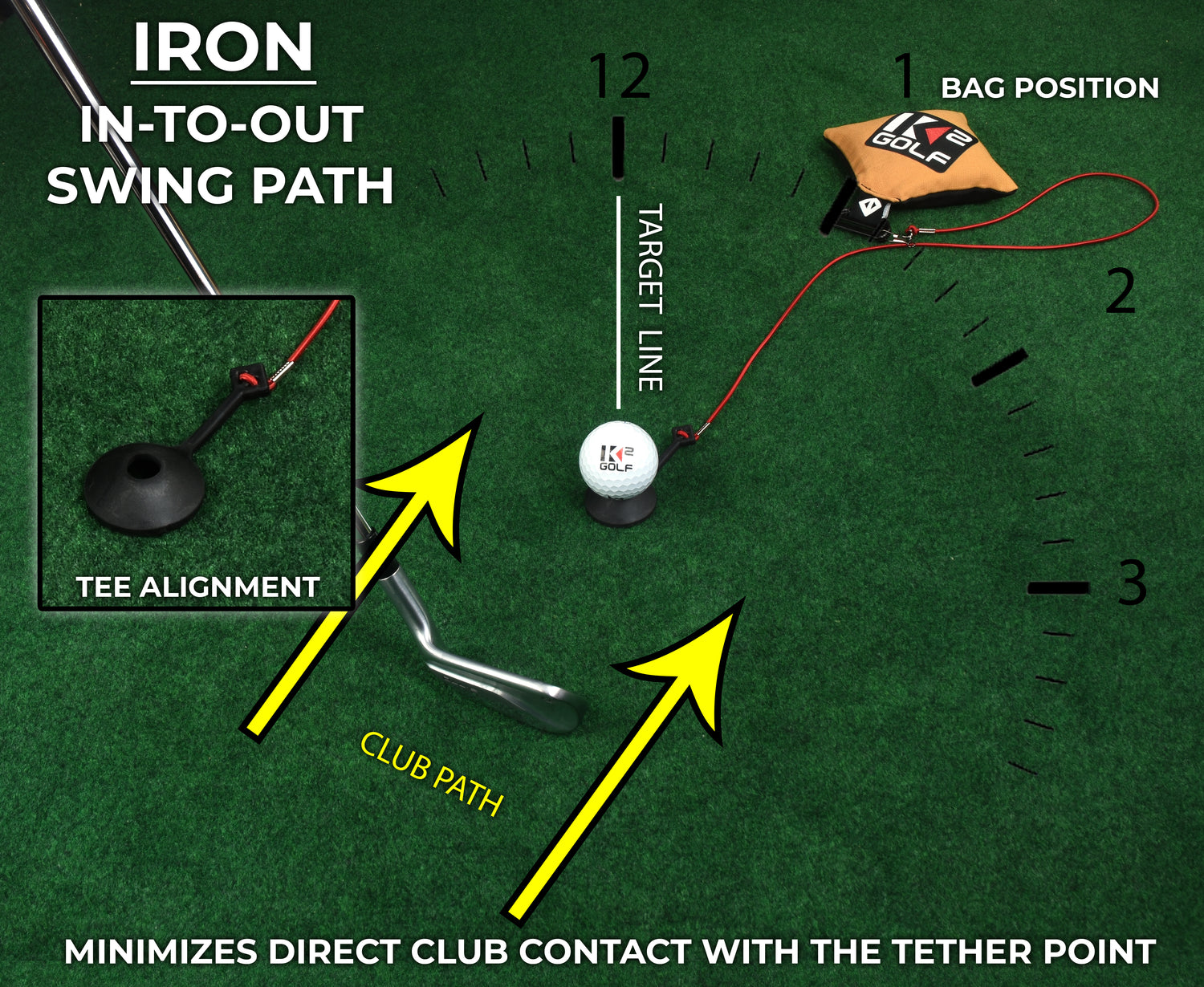 How To Attach The Tether Anchor To Bungee And To K2 GOLF Tees