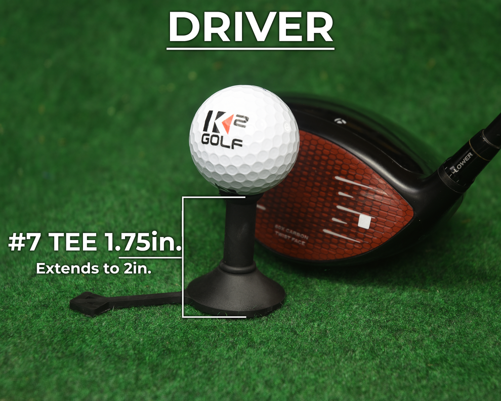 Best Simulator Tees - Size #7 - 1.75 in. (2-Pack) – K2 GOLF